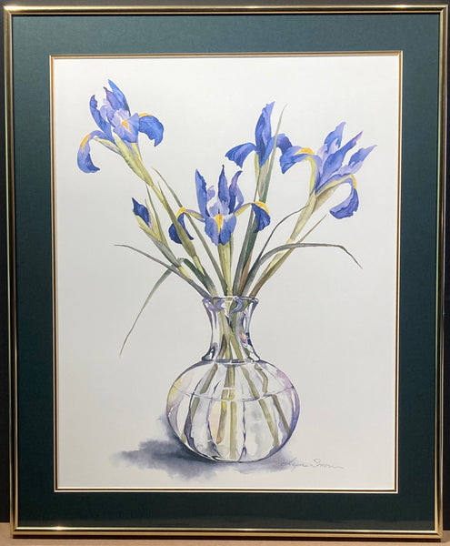 "Iris in Decanter" - Sarah Lynn Richards~ custom equine art, drinkware ...